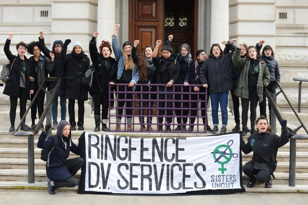 Feminist protesters have barricaded a government building | Dazed