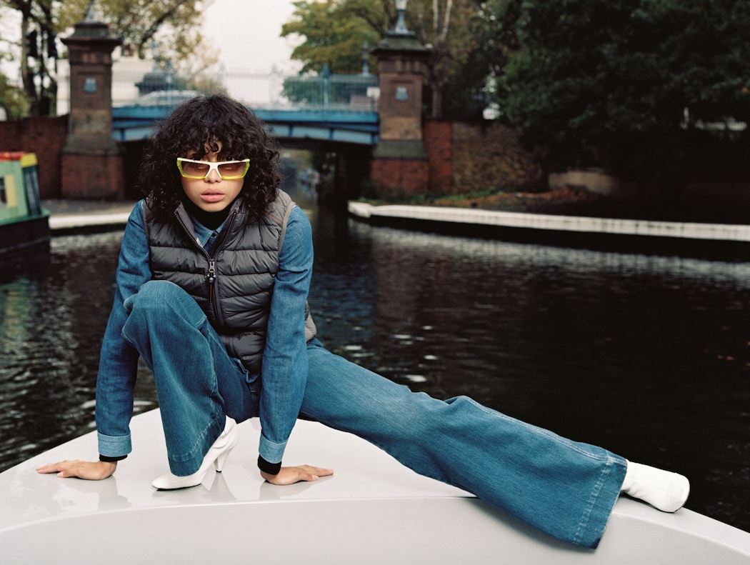 Joyce NG shoots winter looks on a boat in Little Venice | Dazed