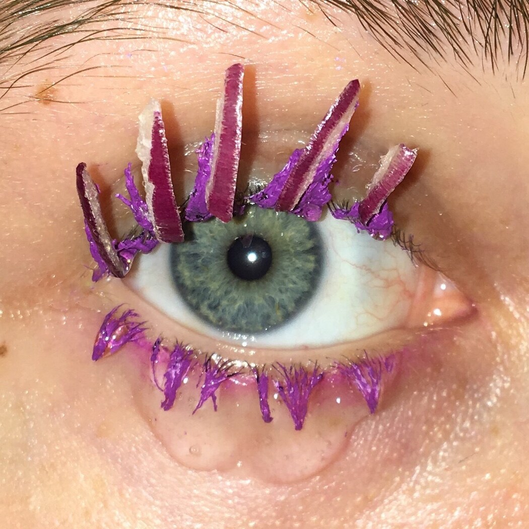 How to create strange eye make-up with everyday objects | Dazed