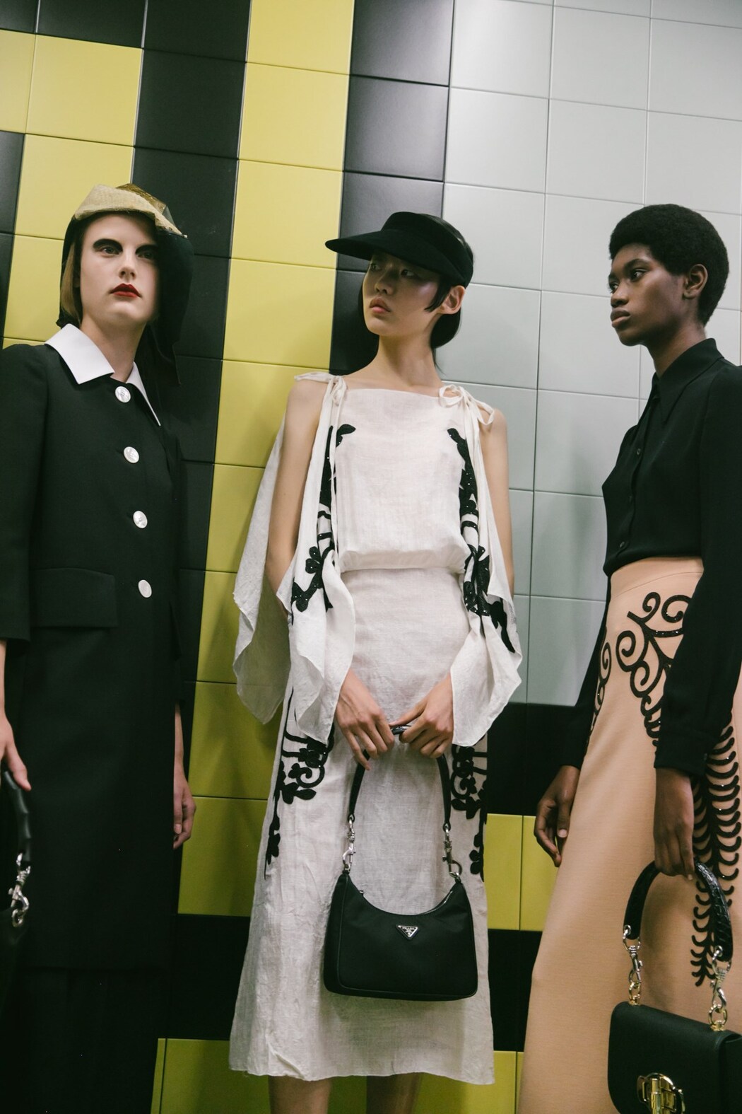 Backstage at Prada SS20 | Dazed