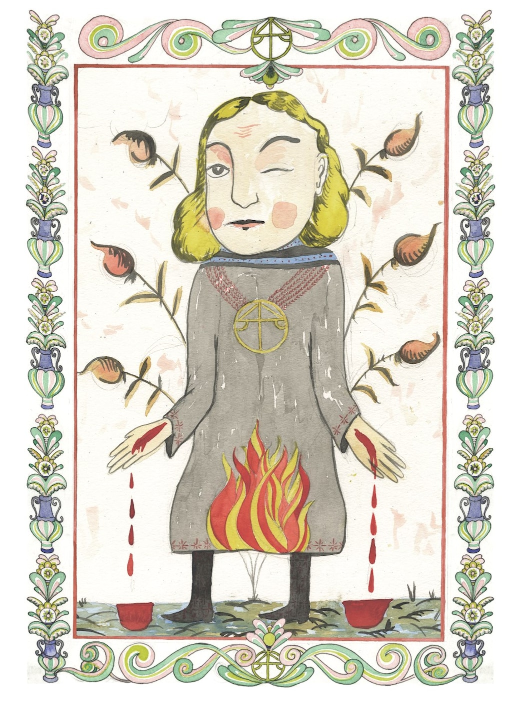 The artist behind Midsommar’s murals on the meaning behind the madness ...