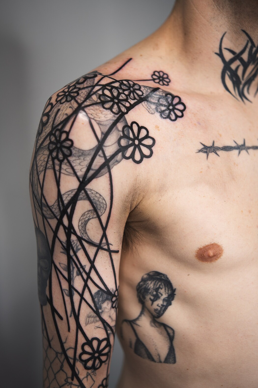 Blast over tattoos | Dazed