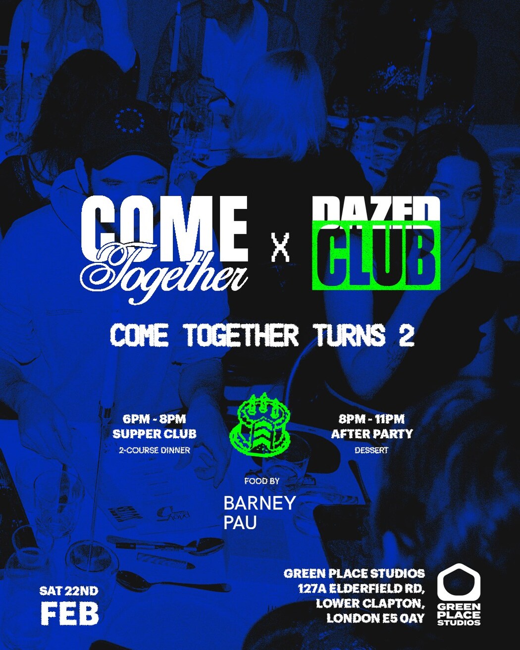 Join Dazed Club and Come Together for a supper club in east London | Dazed