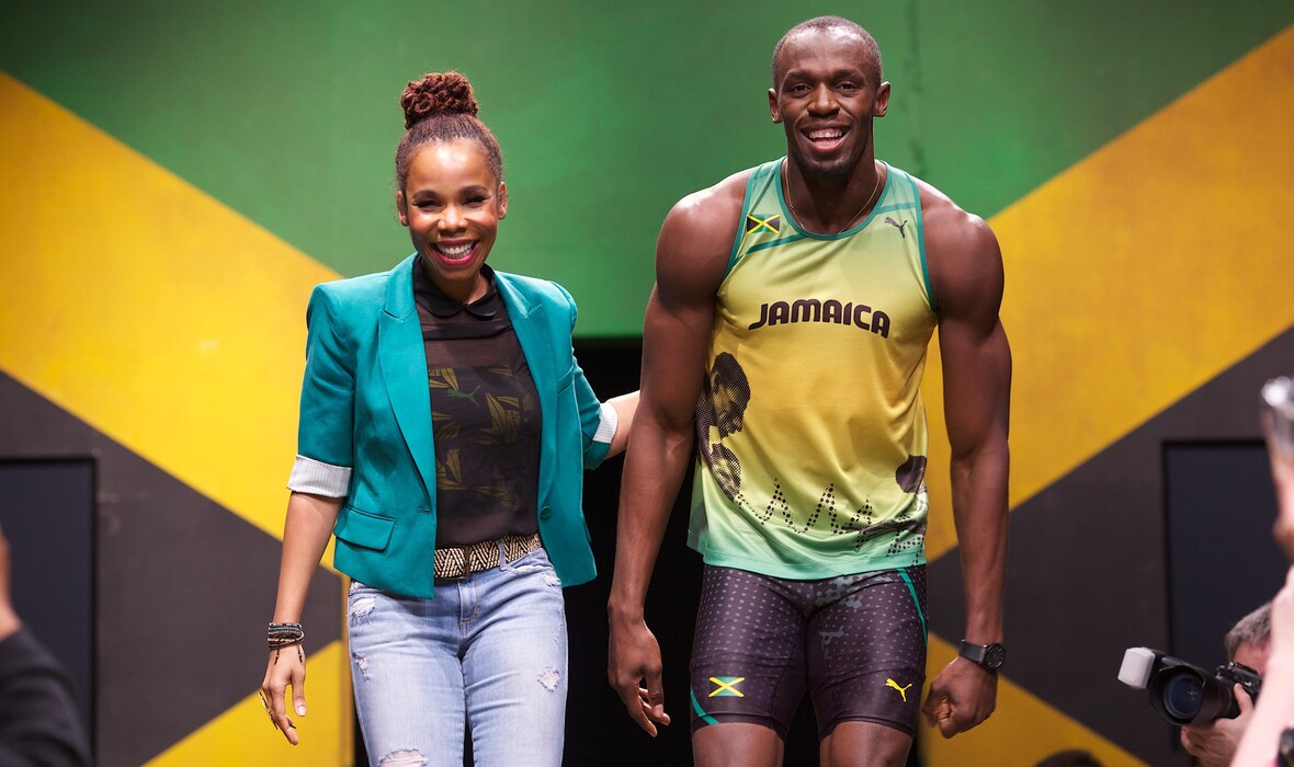Usain Bolt Cedella Marley And Puma To Design For 2012