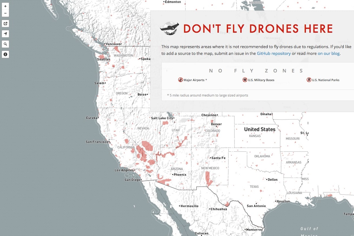 Don't know where you can fly your drone? This map's for you | Dazed