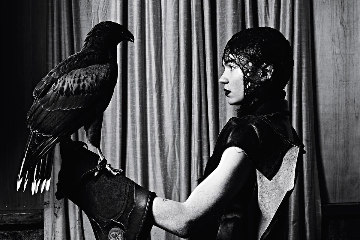 How Grimes tamed a hawk | Dazed