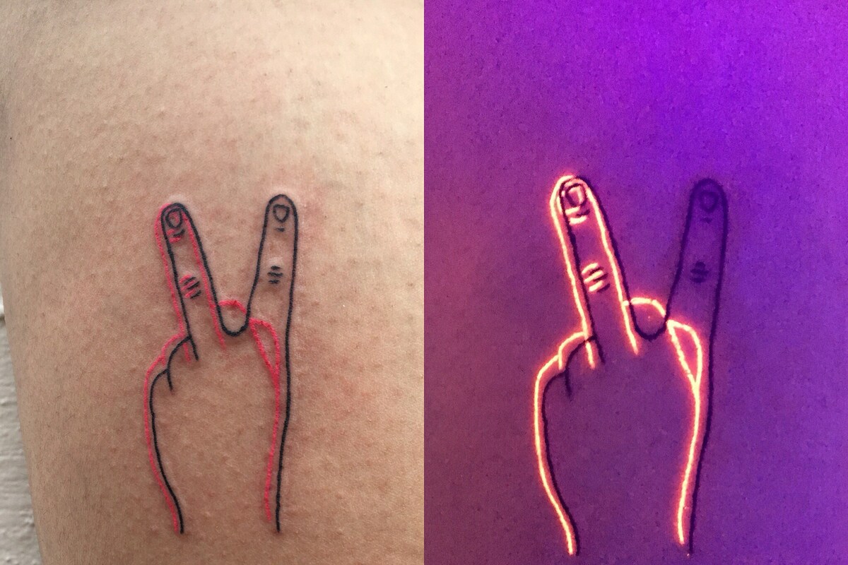 You Have To See These Glow In The Dark Tattoos Dazed