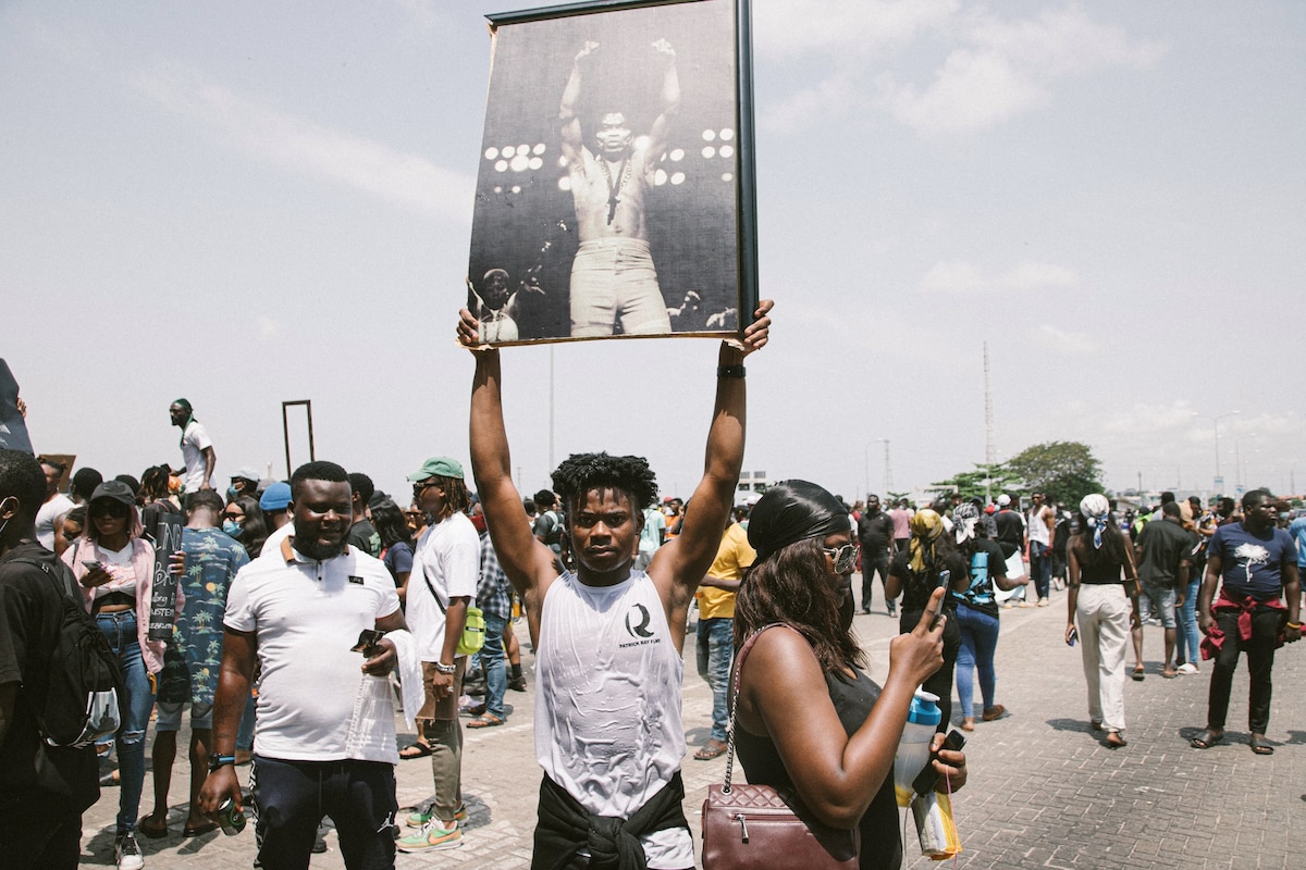Speaking to the protesters on Nigeria’s #ENDSARS movement frontlines ...