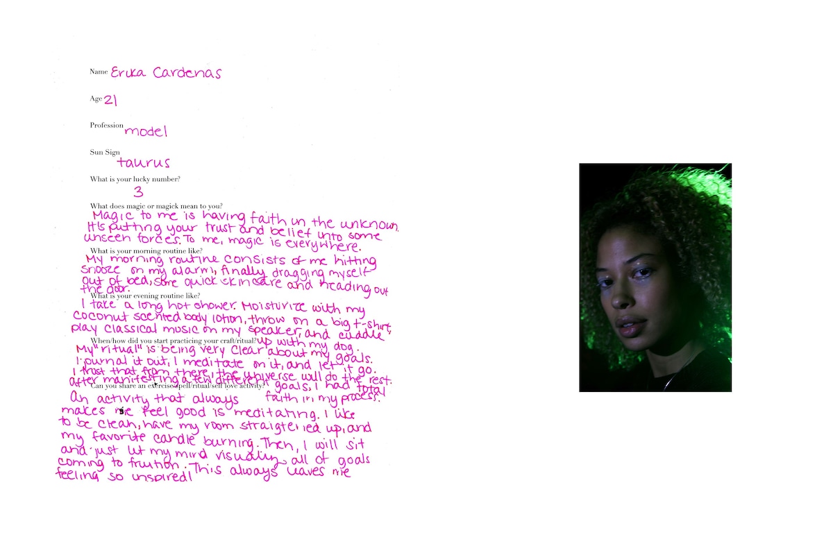 Notes on a witch: Handwritten Q&As from NY’s magick believers | Dazed
