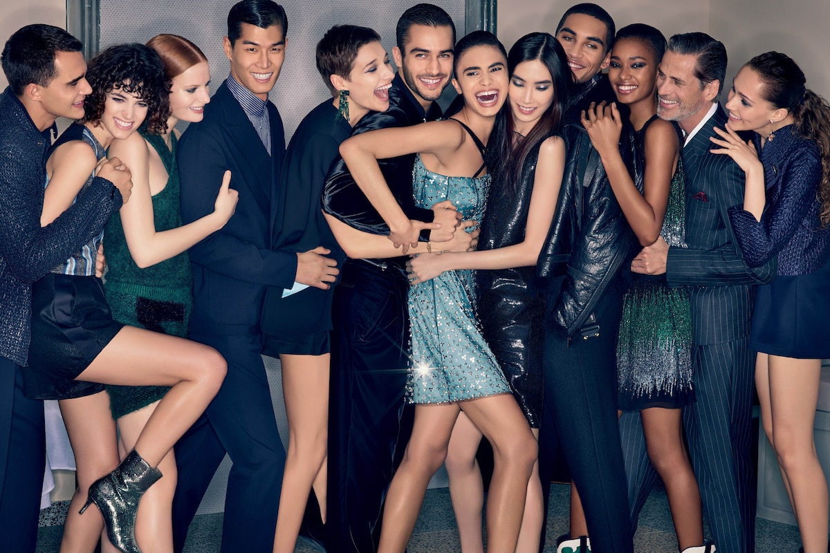 Emporio Armani models dance on tables in new AW18 campaign | Dazed