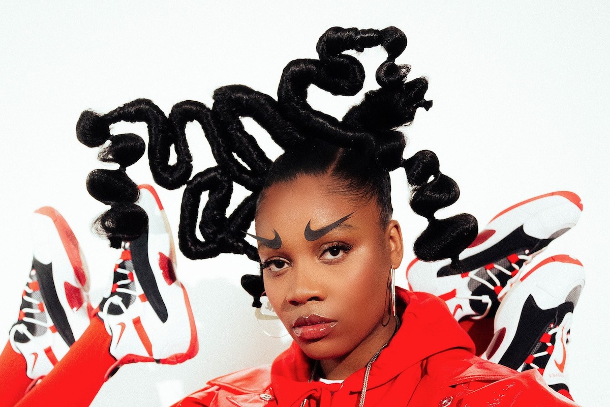 Nike swoosh brows & bubble braids: SHAVONE.’s tribute to a basketball ...