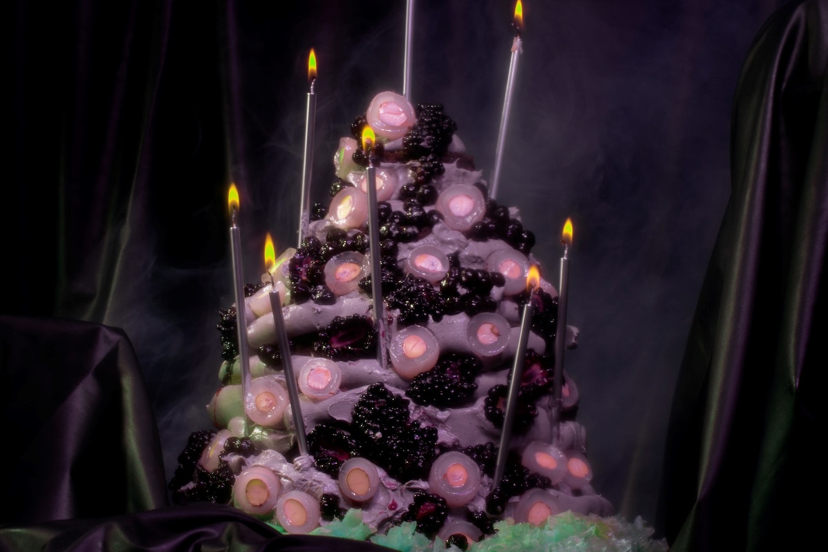 Celebrate Dazed Beauty’s first birthday with a spooky, gruesome cake ...