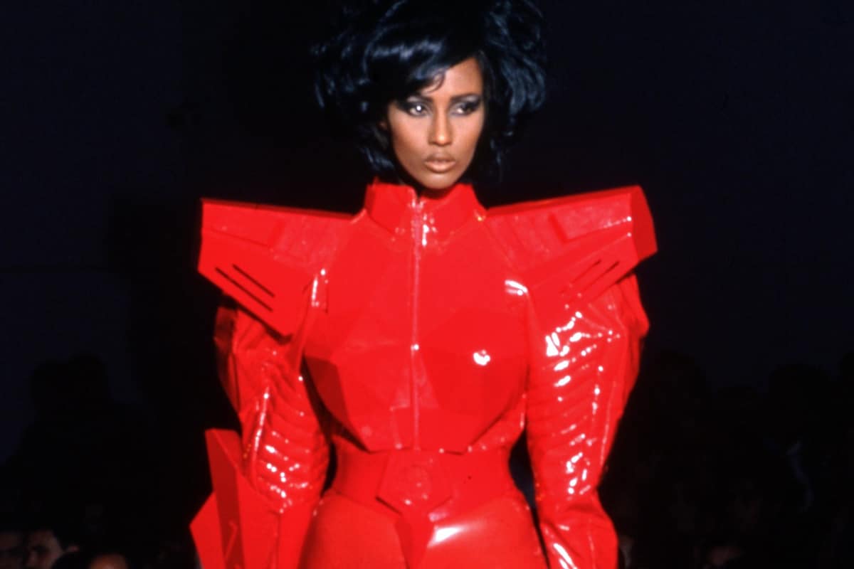 Vintage photos of Iman ruling the Thierry Mugler runway | Dazed