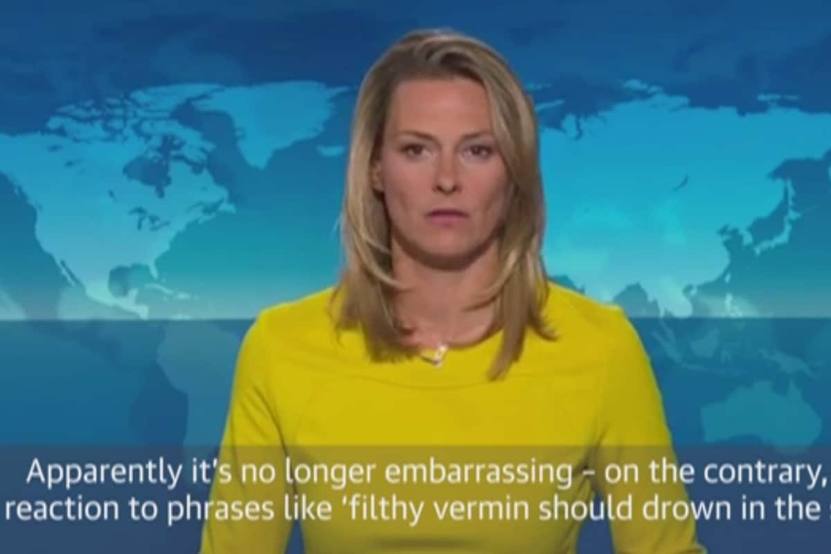 German news anchor calls out racists live on air | Dazed