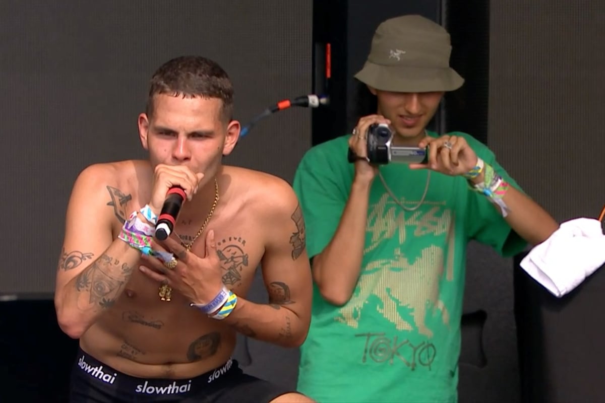 Why is there always a guy with a camcorder filming at music festivals ...