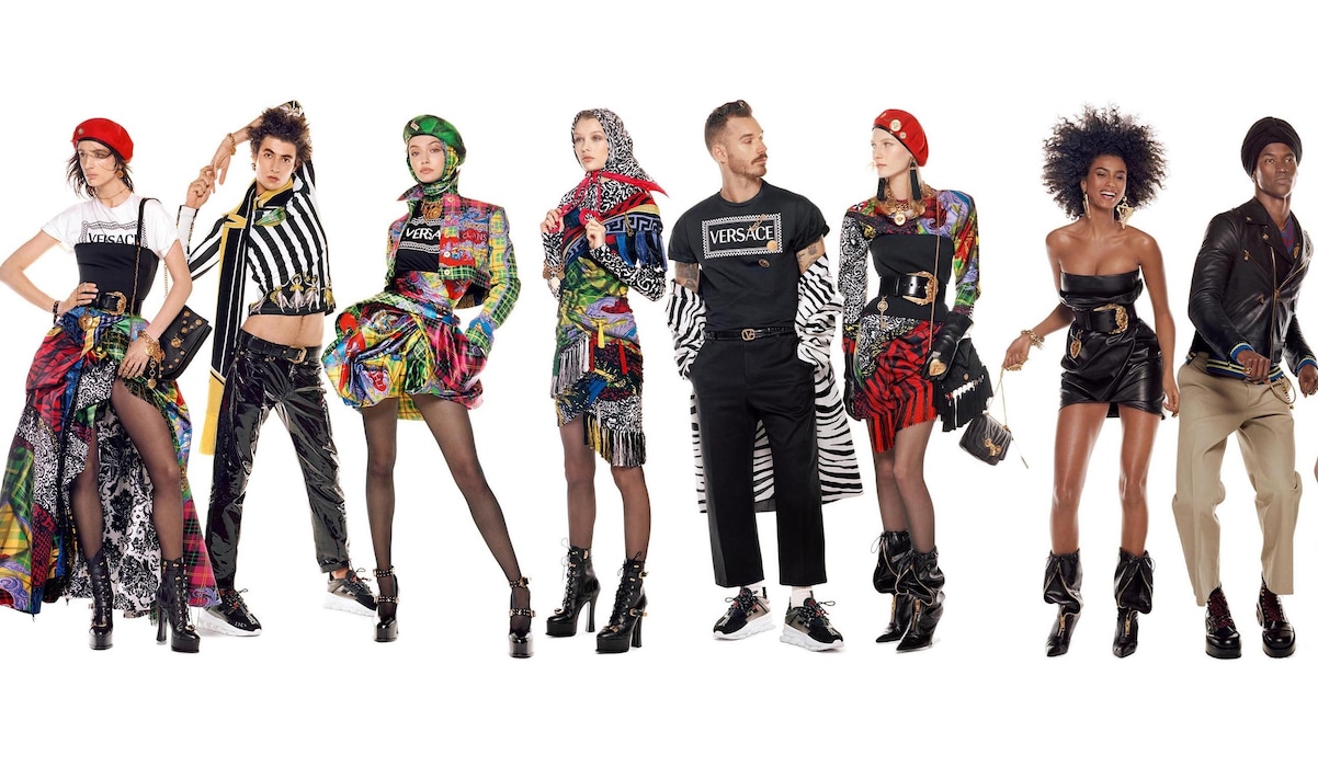 Versace’s AW18 campaign features the longest-ever advertising image | Dazed
