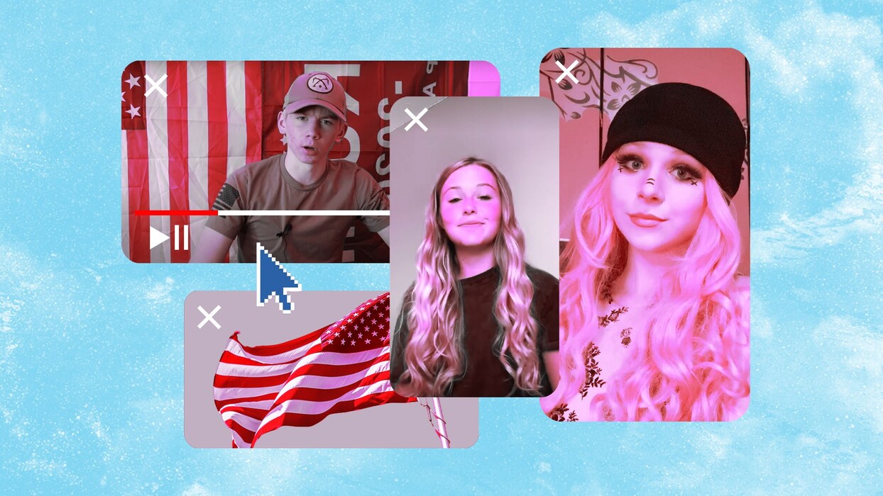 Conservative teens are waging war on TikTok and YouTube this election ...
