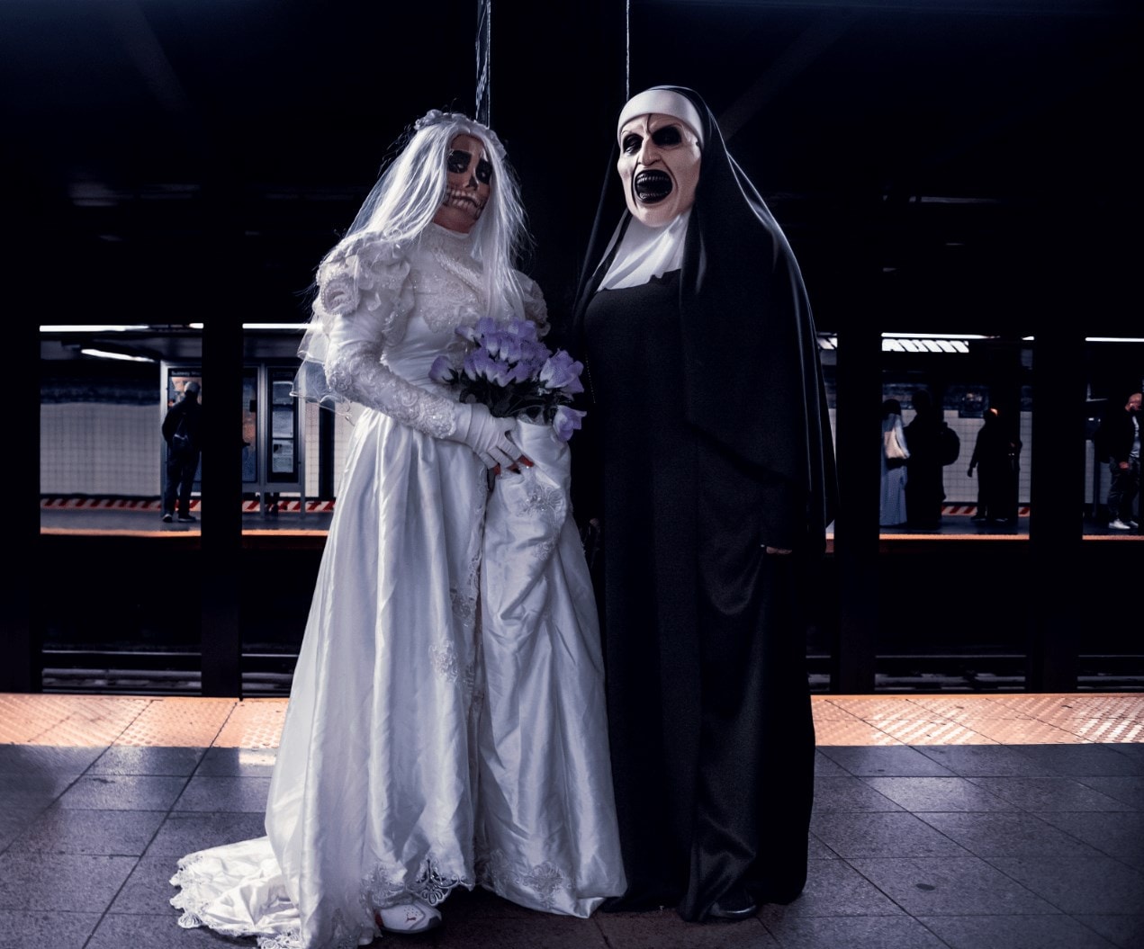In pictures: 20 years of Halloween costumes on the New York subway | Dazed