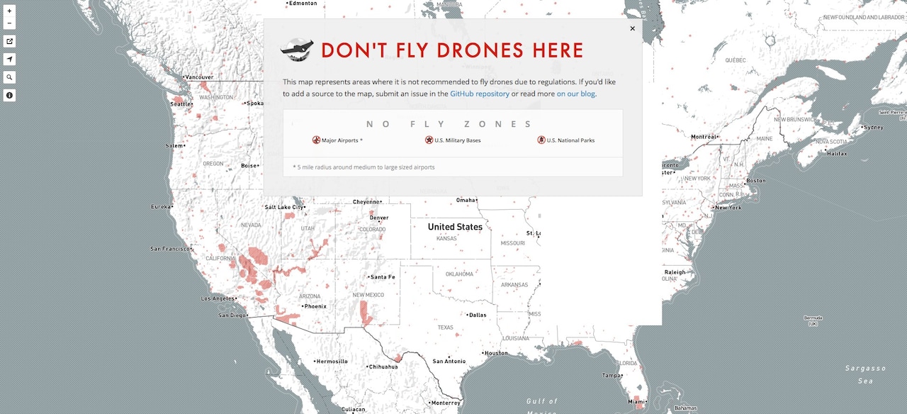 Don't know where you can fly your drone? This map's for you | Dazed