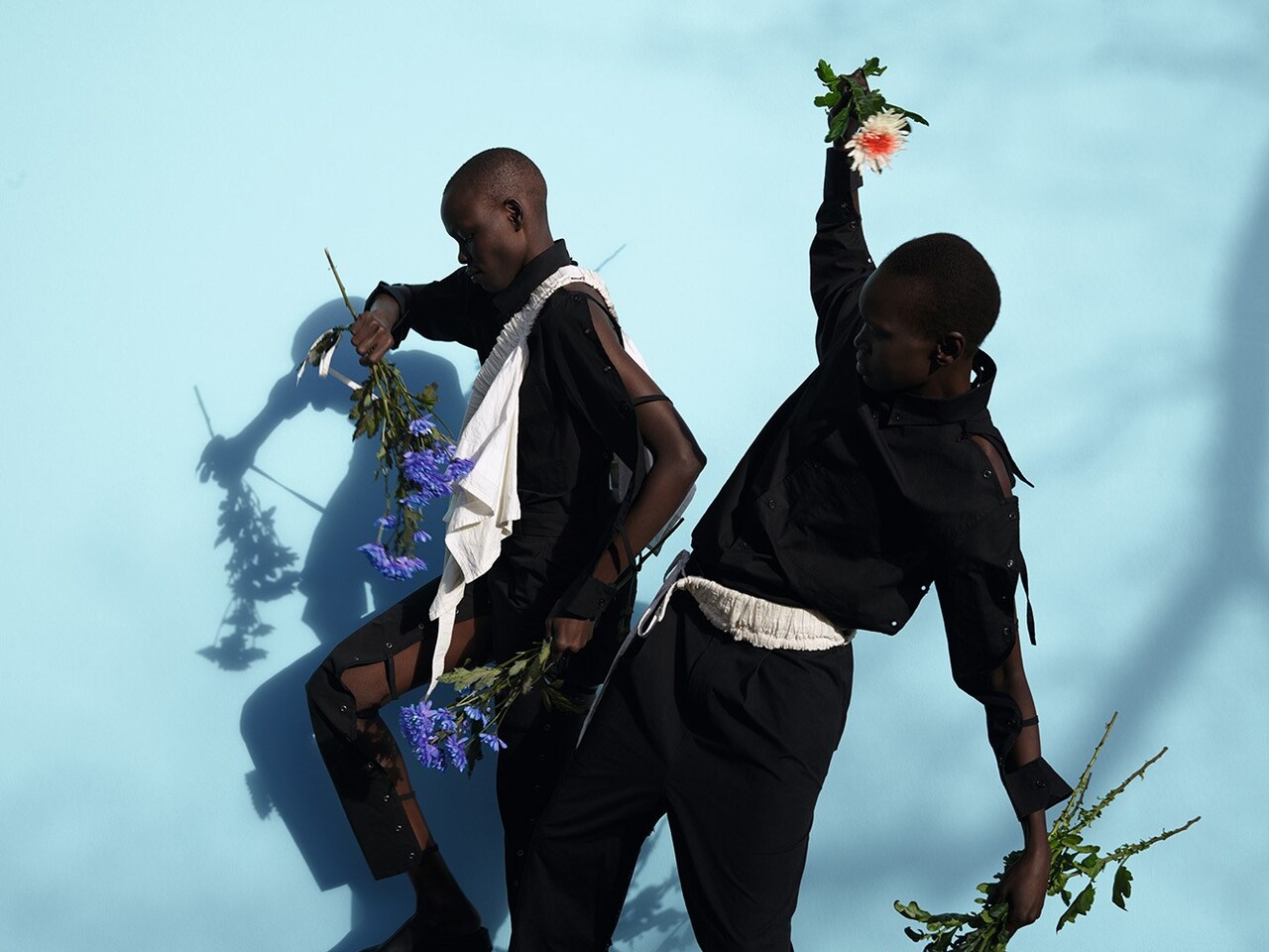 Alek Wek and Grace Bol - spring/summer 2017 | Dazed