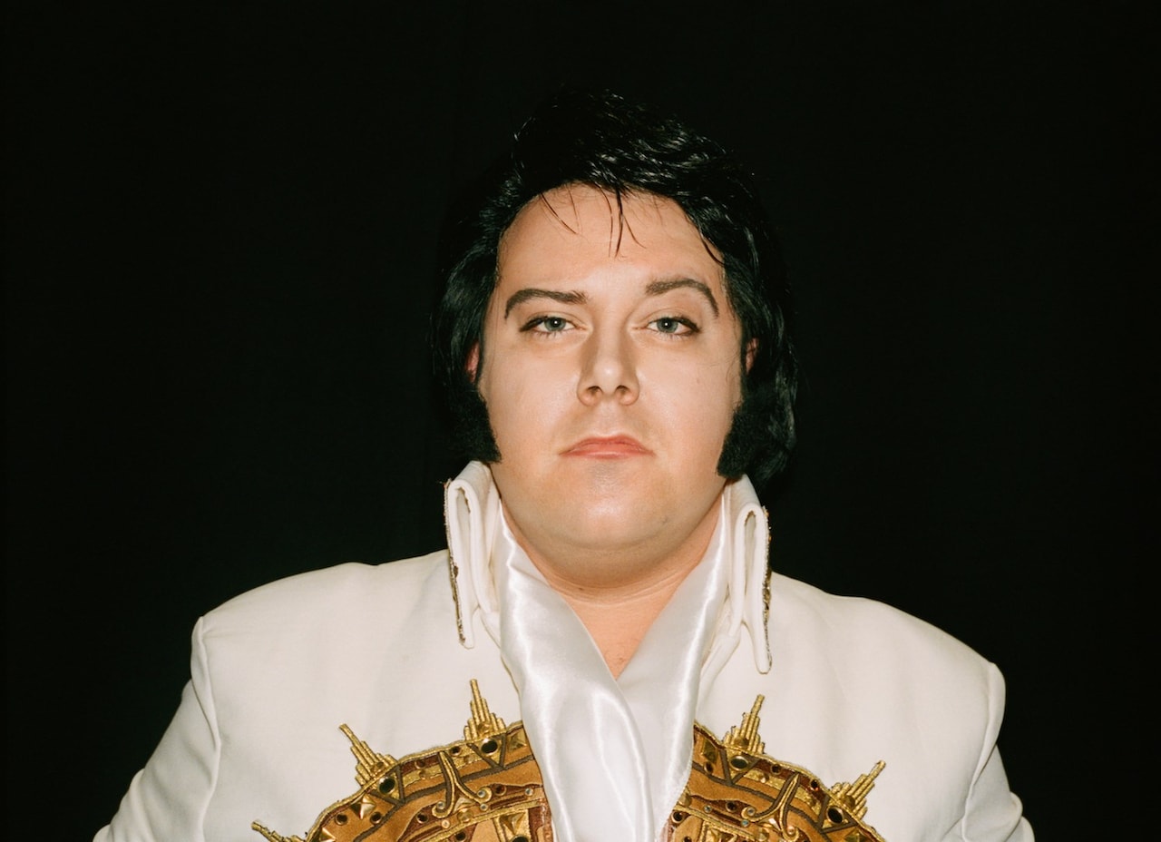 Spending the day documenting Elvis impersonators from around the world ...