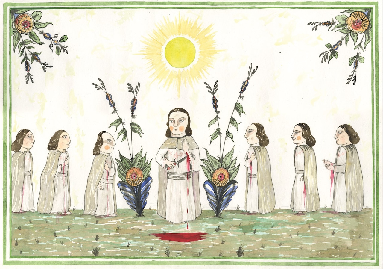 The artist behind Midsommar’s murals on the meaning behind the madness ...