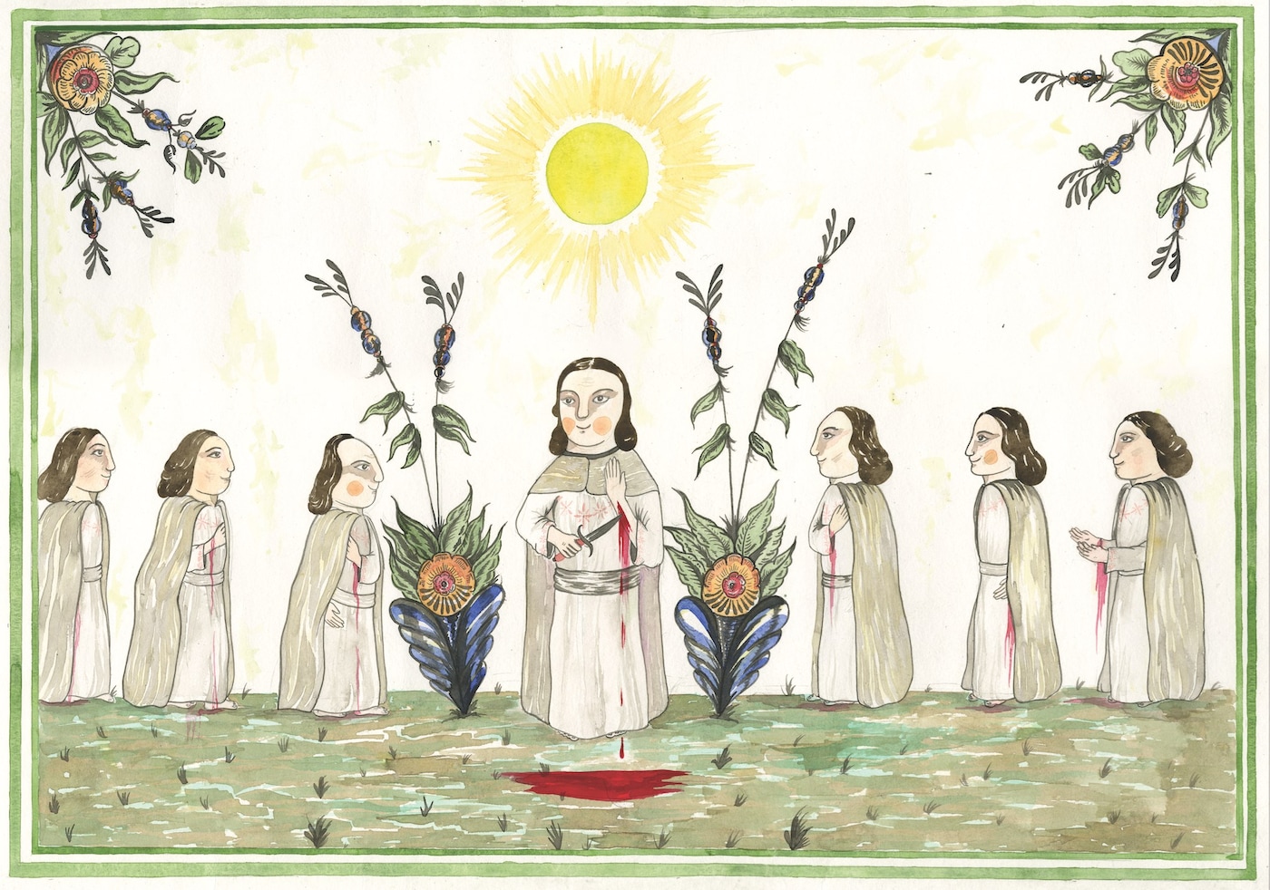 The artist behind Midsommar’s murals on the meaning behind the madness ...