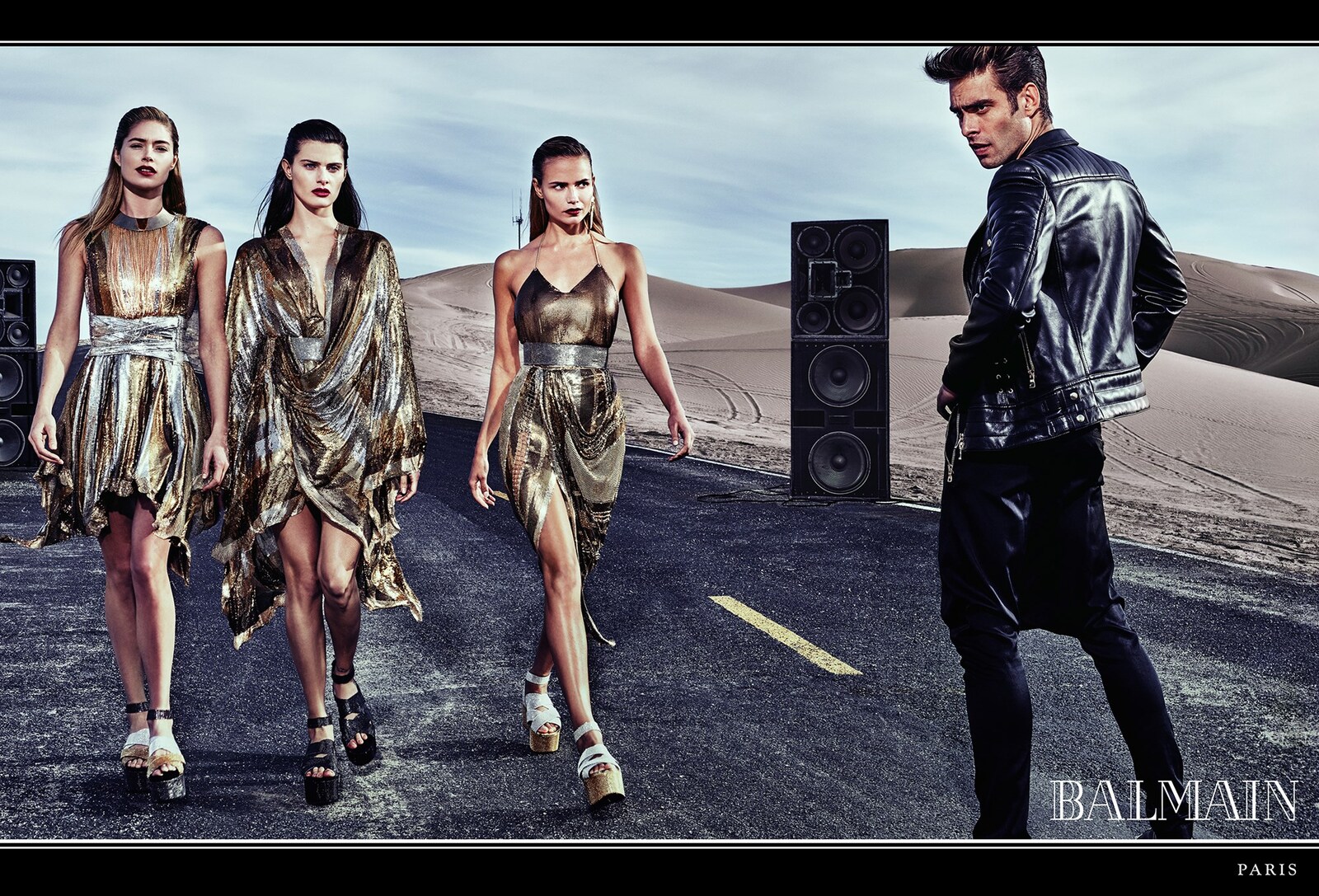 Cult male model Tony Ward joins the Balmain Army | Dazed