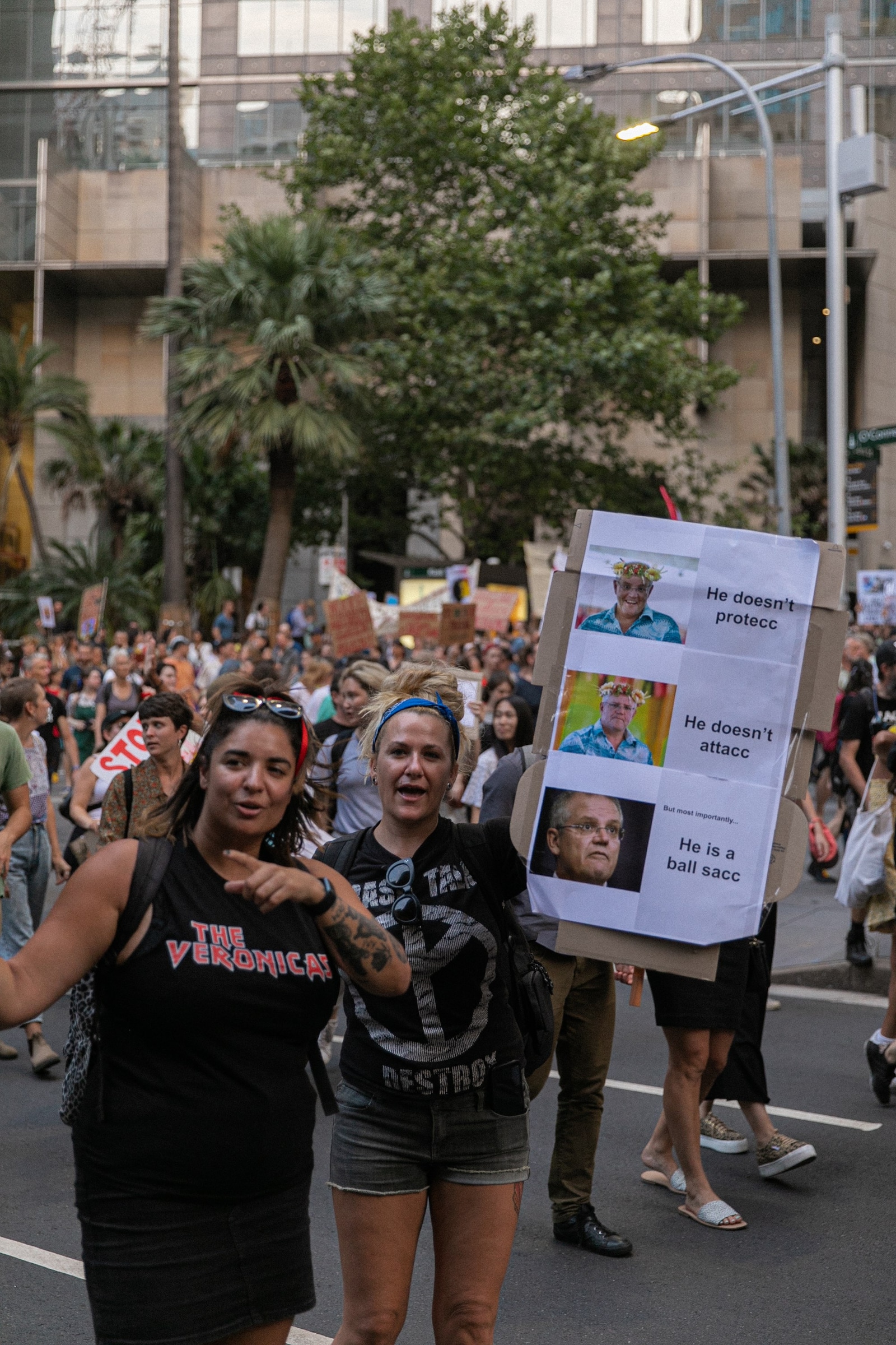 As bushfires rage across Australia, protesters direct anger at ...