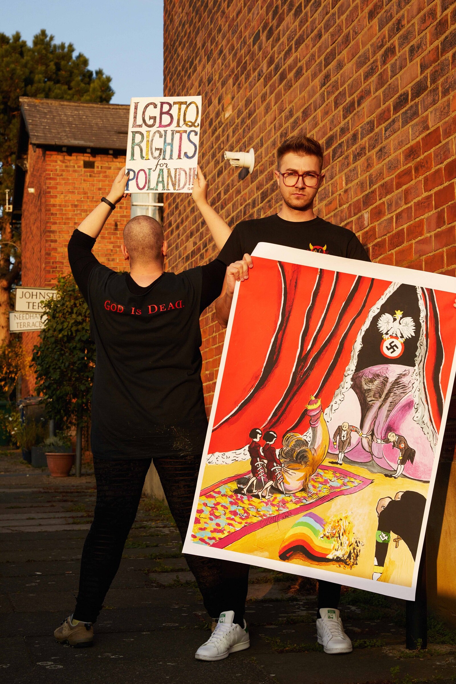 Activists stand up for Polish LGBTQ+ rights in this defiant portrait ...