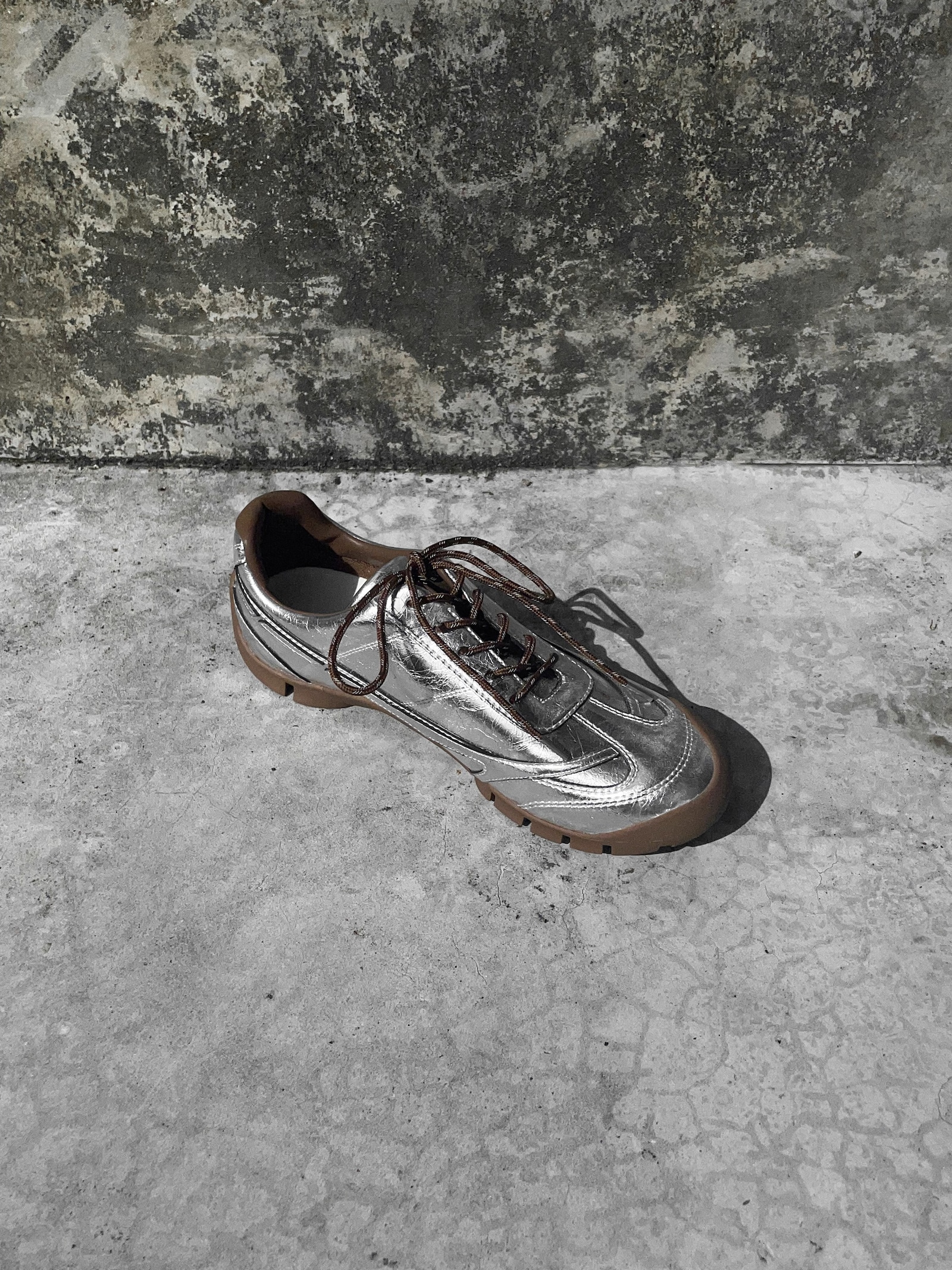 Slipping into some silver sneakers is so hot right now | Dazed