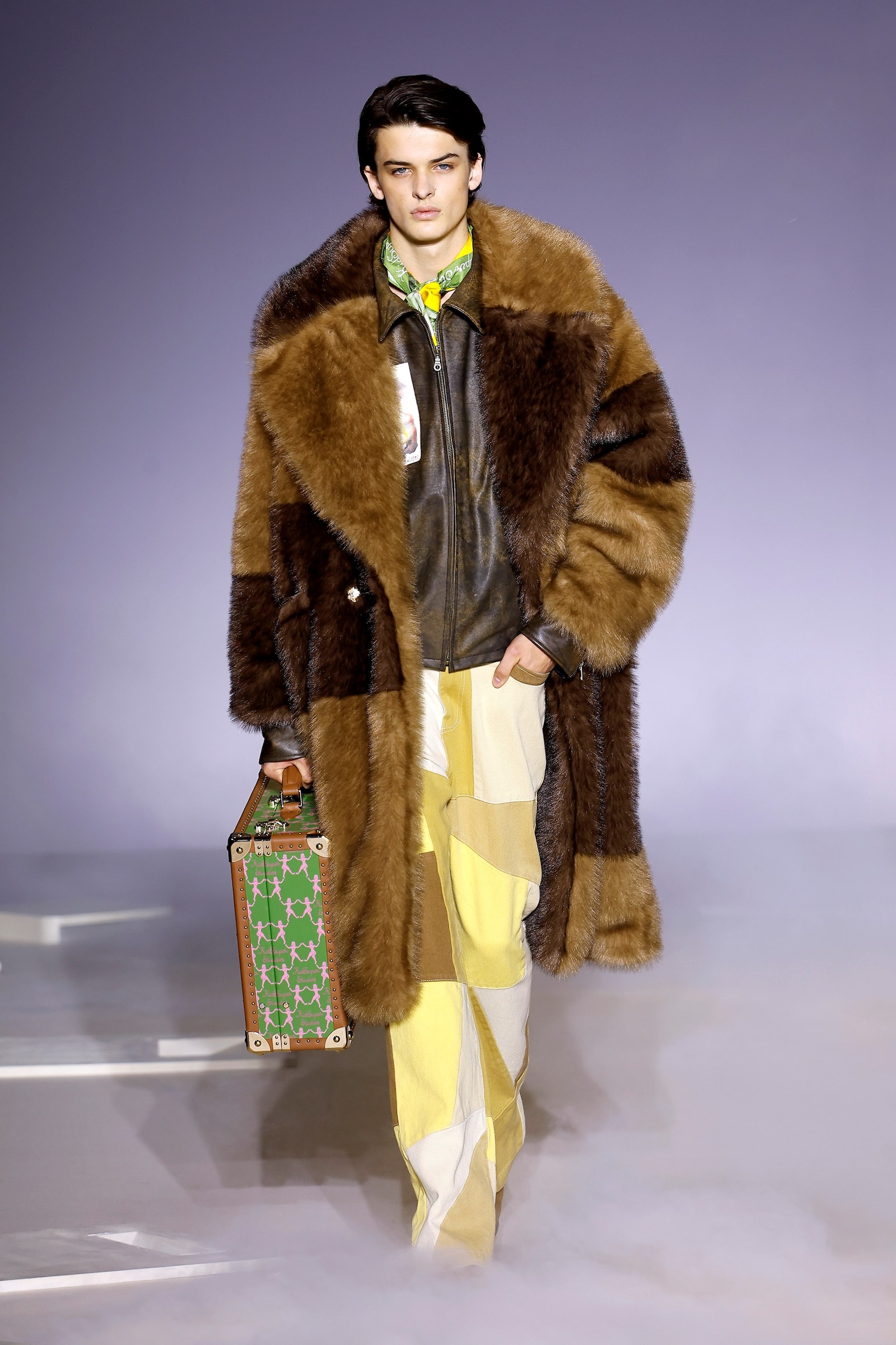 Fur on the AW25 runway | Dazed