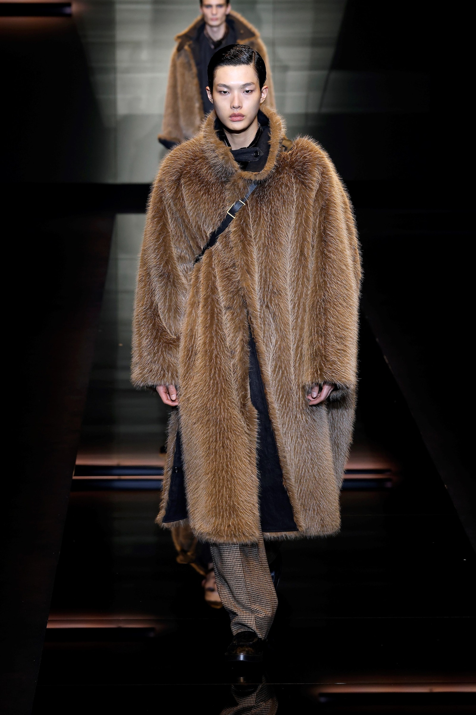 Fur on the AW25 runway | Dazed