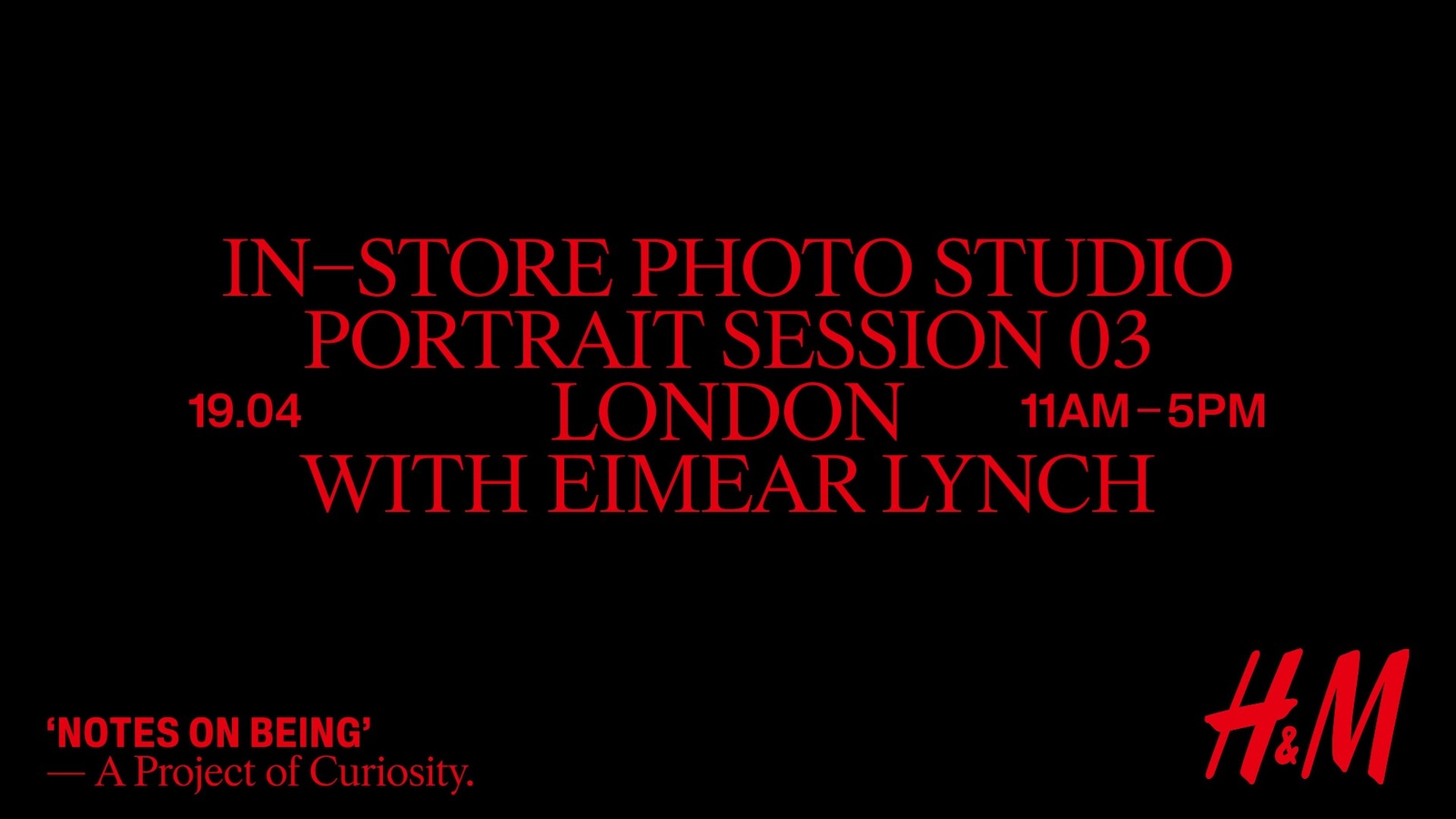 London: Come get your portrait taken by Irish photographer Eimear Lynch ...