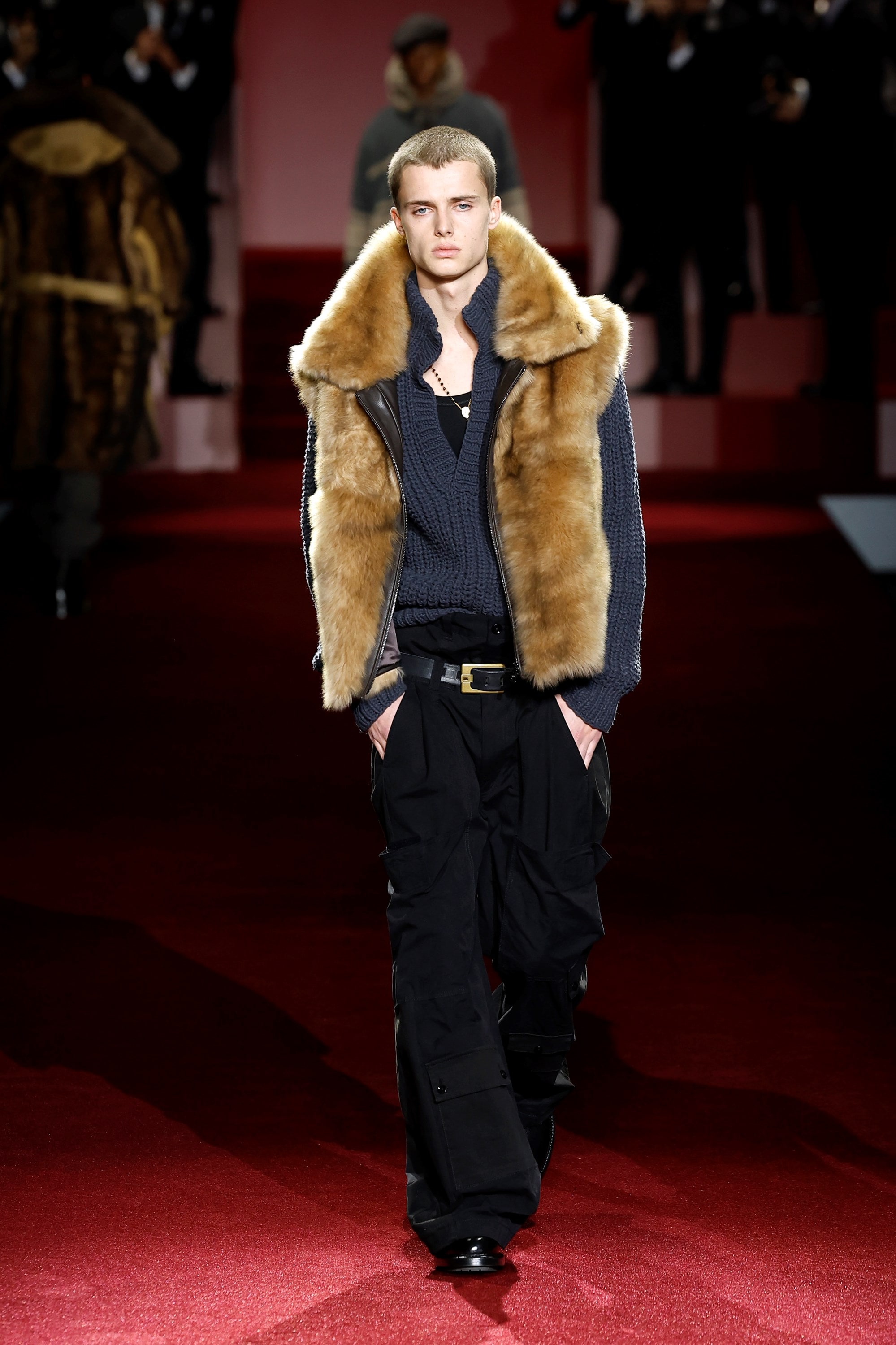 Fur on the AW25 runway | Dazed
