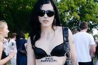 Charli xcx LIDO festival street style