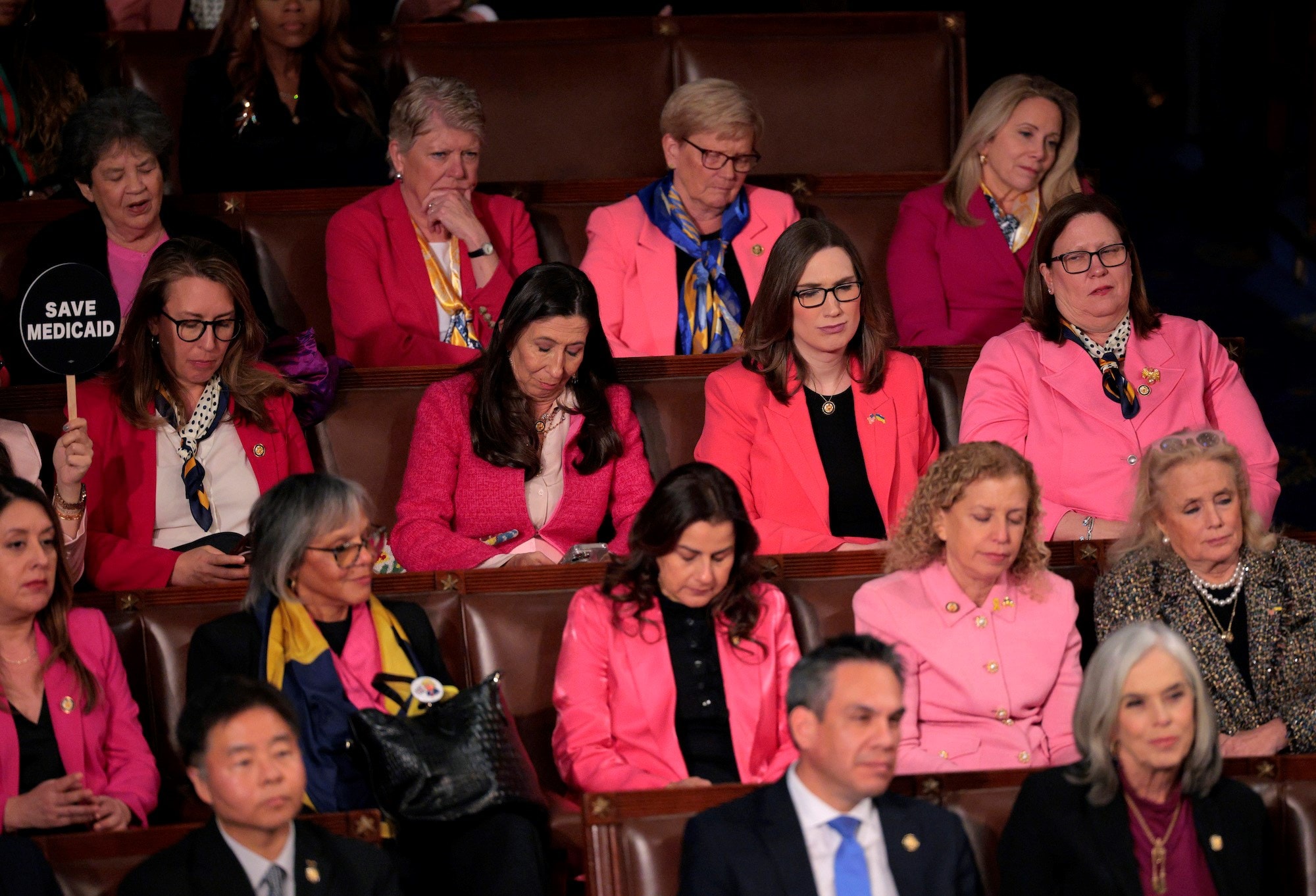 Congresswomen wore pink to protest Trump – but what does it achieve ...