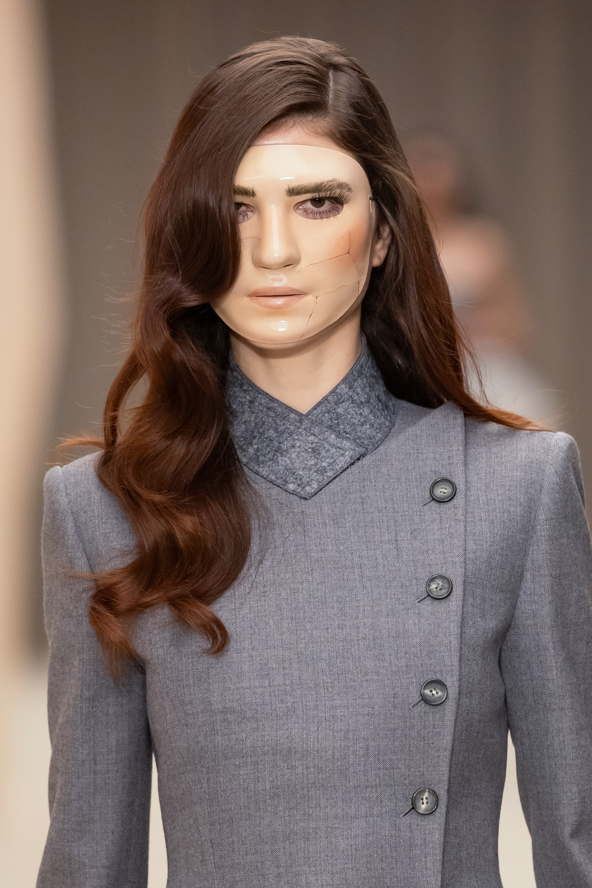 Mask4mask: Masquerade was having a moment at the AW26 shows Womenswear ...