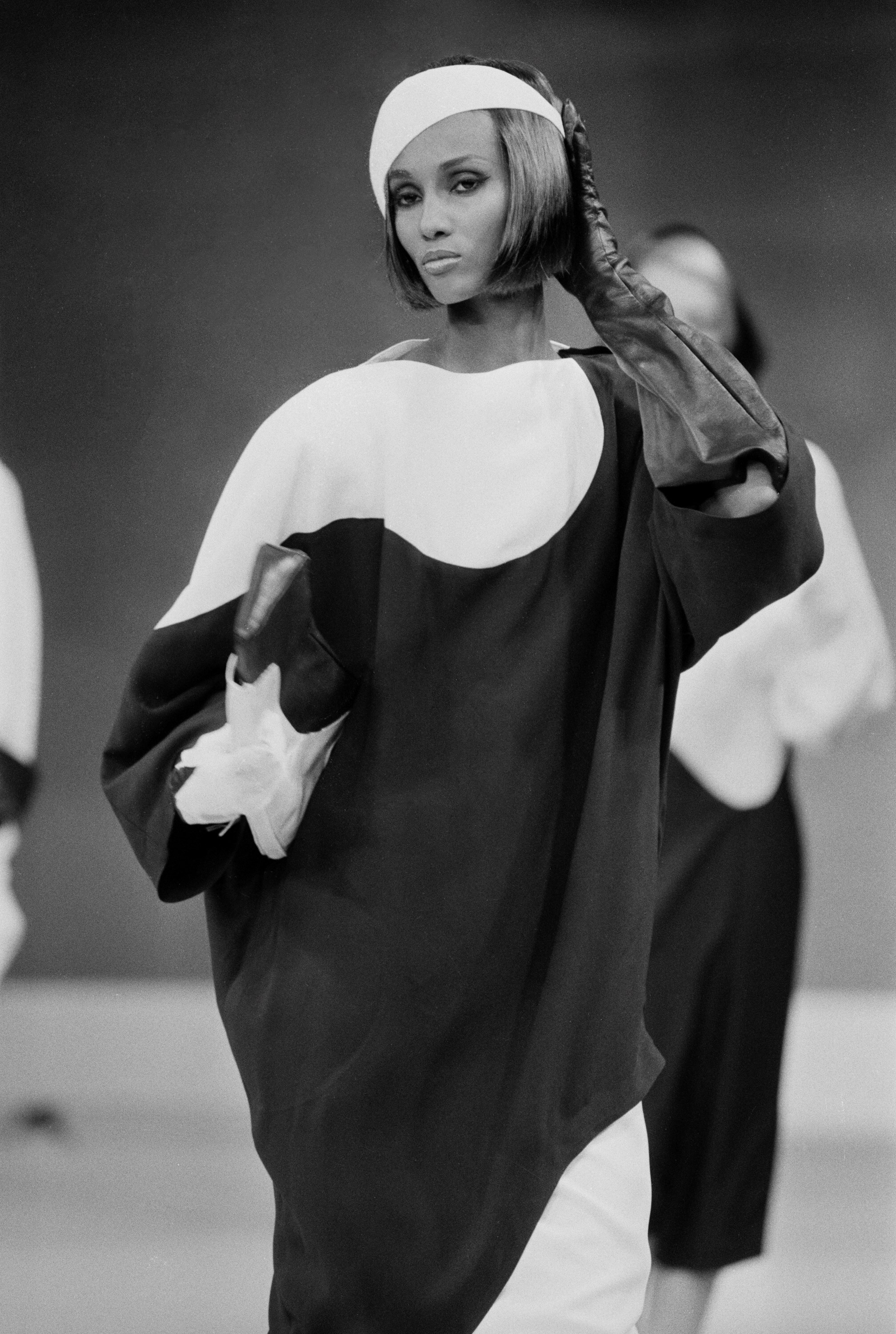 Vintage photos of Iman ruling the Thierry Mugler runway | Dazed
