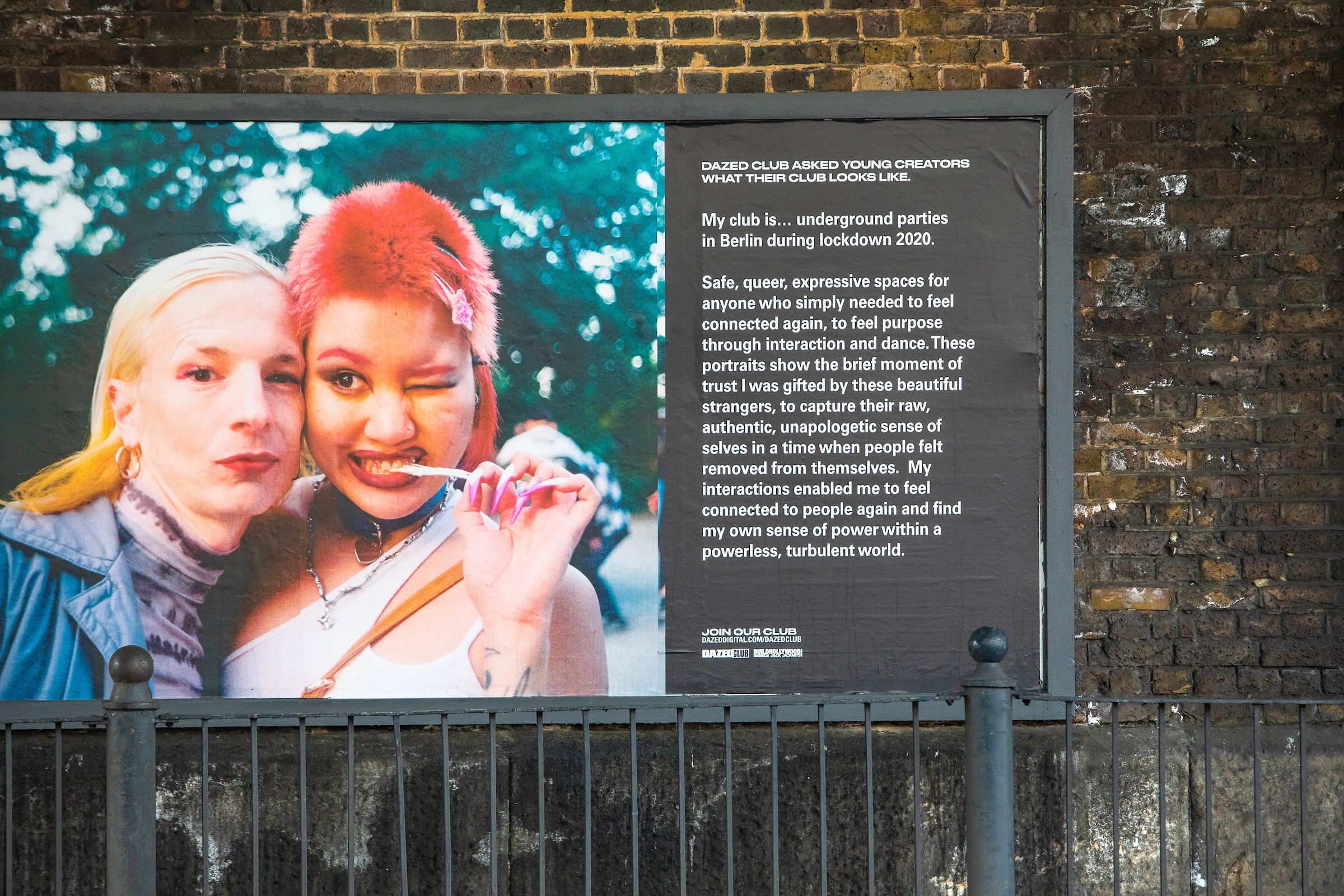 Show Us Your Club! Dazed Club debuts members’ artwork on UK billboards ...