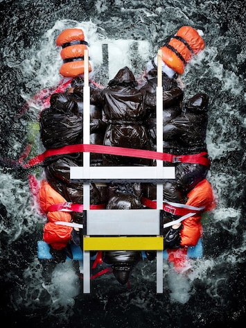 Craig Green creates giant human raft for latest campaign | Dazed