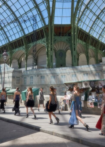 Chanel creates fake Parisian street for Couture show in IRL Paris | Dazed