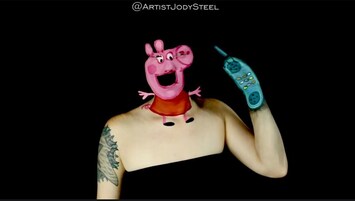 Watch this make-up artist transform herself into Peppa Pig | Dazed