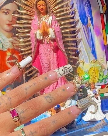 Nail Mary! Lesly Arrañaga is bringing Catholic-core to nail charms | Dazed