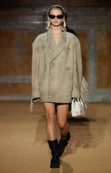 A runway crasher in a skin suit kicked off NYFW Womenswear | Dazed