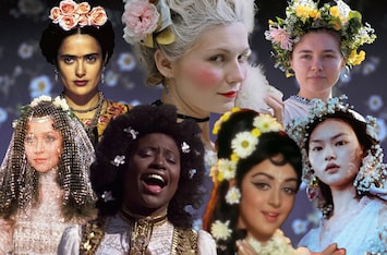 Wearing flowers in your hair isn t just pretty it s symbolic too Dazed