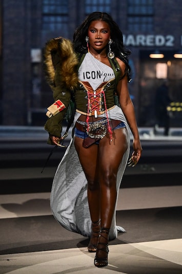 Doechii storms the runway at Dsquared2’s 30th anniversary extravaganza Womenswear | Dazed