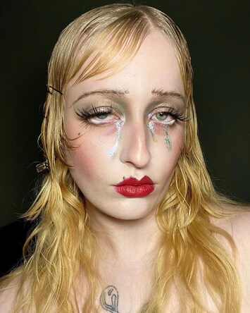 Evelyn Lewis’s make-up is like Tamara de Lempicka meets Betty Boop | Dazed