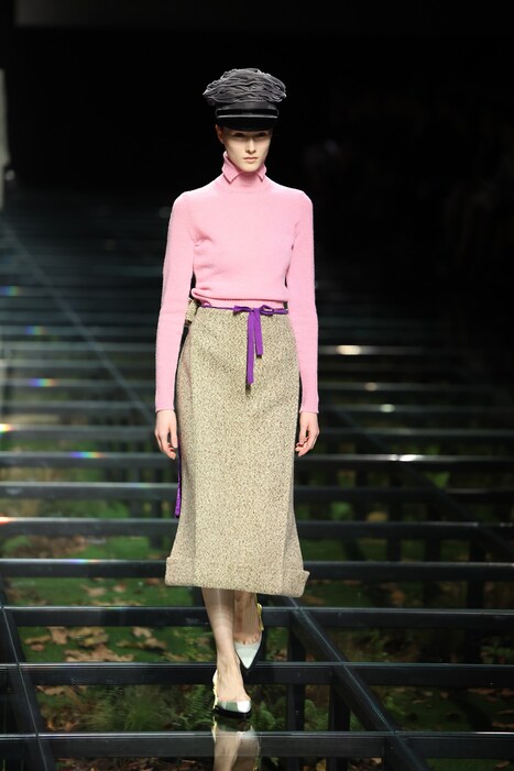 Upside-down and back-to-front: Prada reconfigures the past for AW24 ...