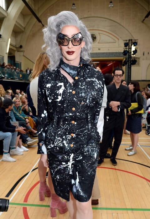 Catching up with drag superstar Detox on the Westwood FROW Menswear | Dazed